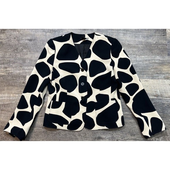 Sandra | Jackets & Coats | Sandra Animal Print Blazer Jacket Dress Suit ...